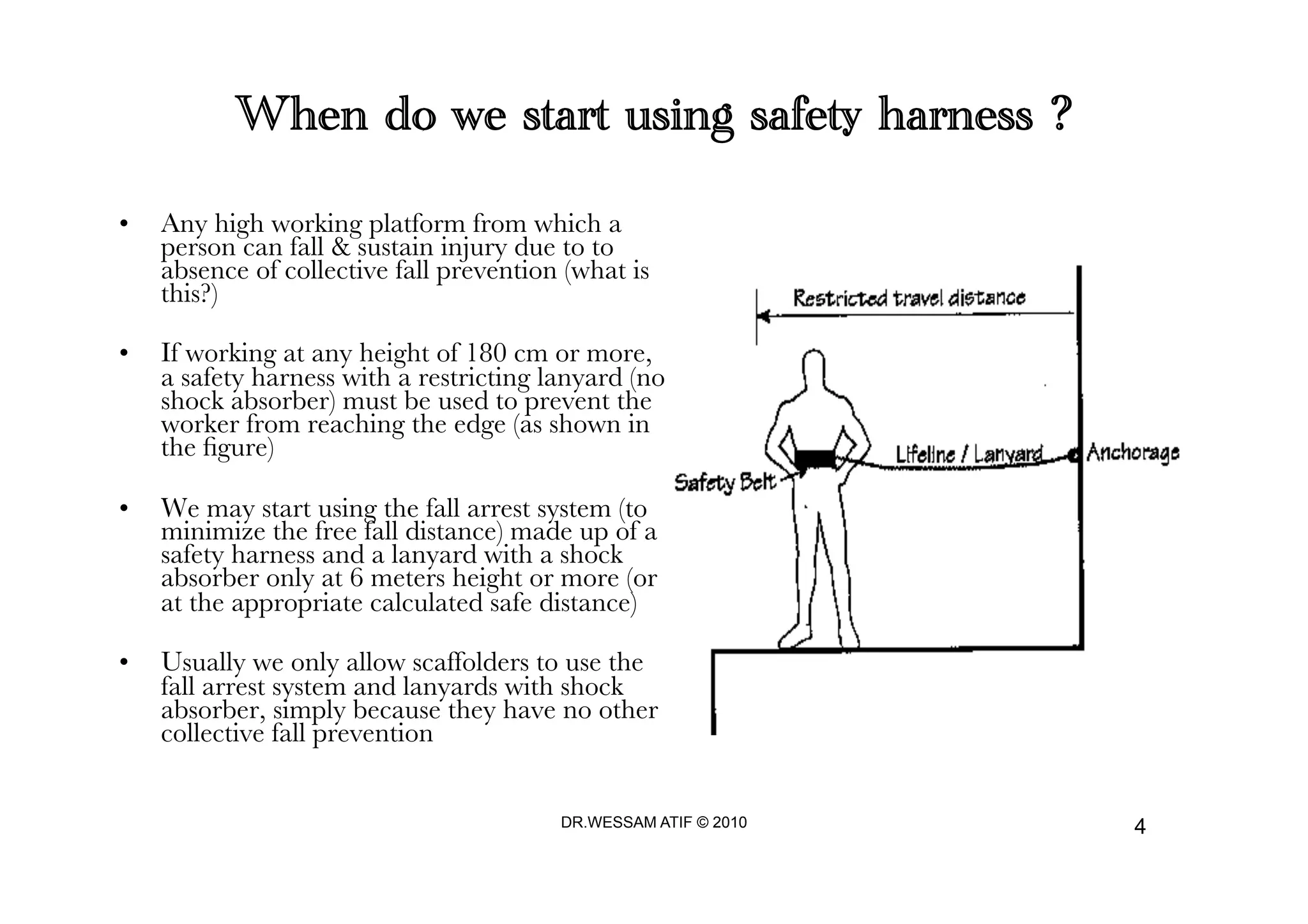 Safety harness - fall protection - Wessam Atif | PDF