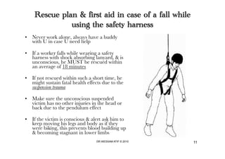 Safety harness - fall protection - Wessam Atif | PDF