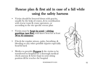 Safety harness - fall protection - Wessam Atif | PDF