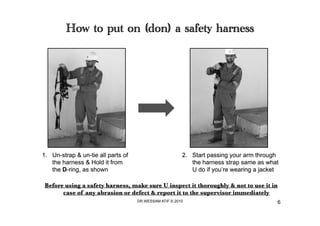 Safety harness - fall protection - Wessam Atif | PDF