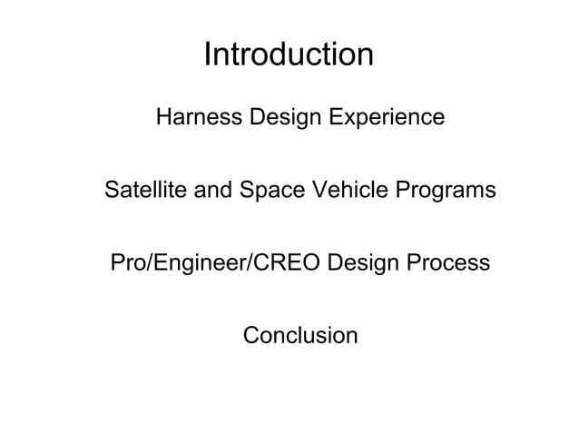 Harness design presentation | PPT