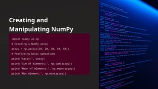 GDG AUM Harnessing-the-Power-of-NumPy (1).pptx