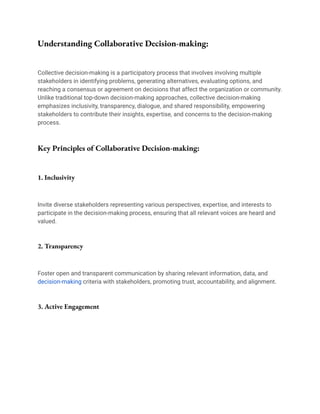 Harnessing Collective Wisdom_ The Power of Collaborative Decision ...