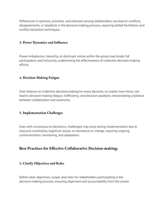 Harnessing Collective Wisdom_ The Power of Collaborative Decision ...