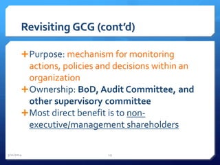 Harnessing Information Systems Audit towards Good Corporate Governance ...