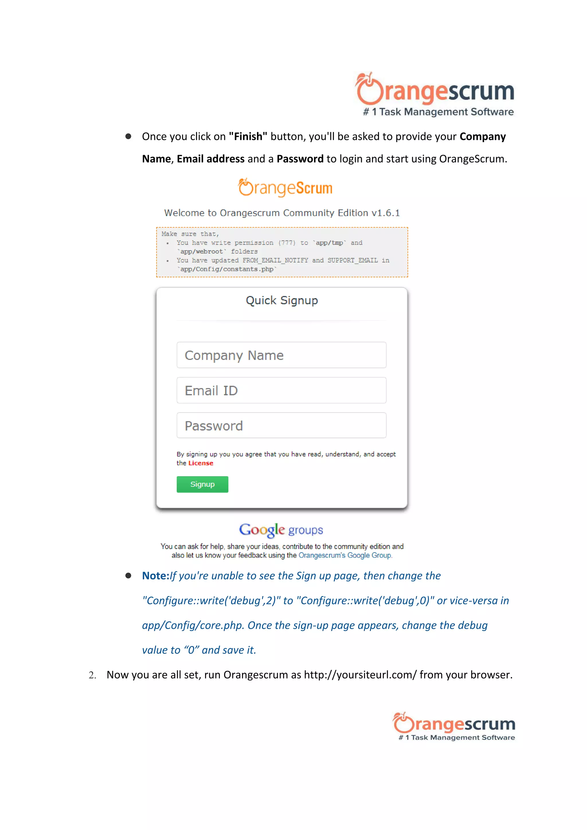 Harnessing the power of automation orangescrum installation through wizard | PDF