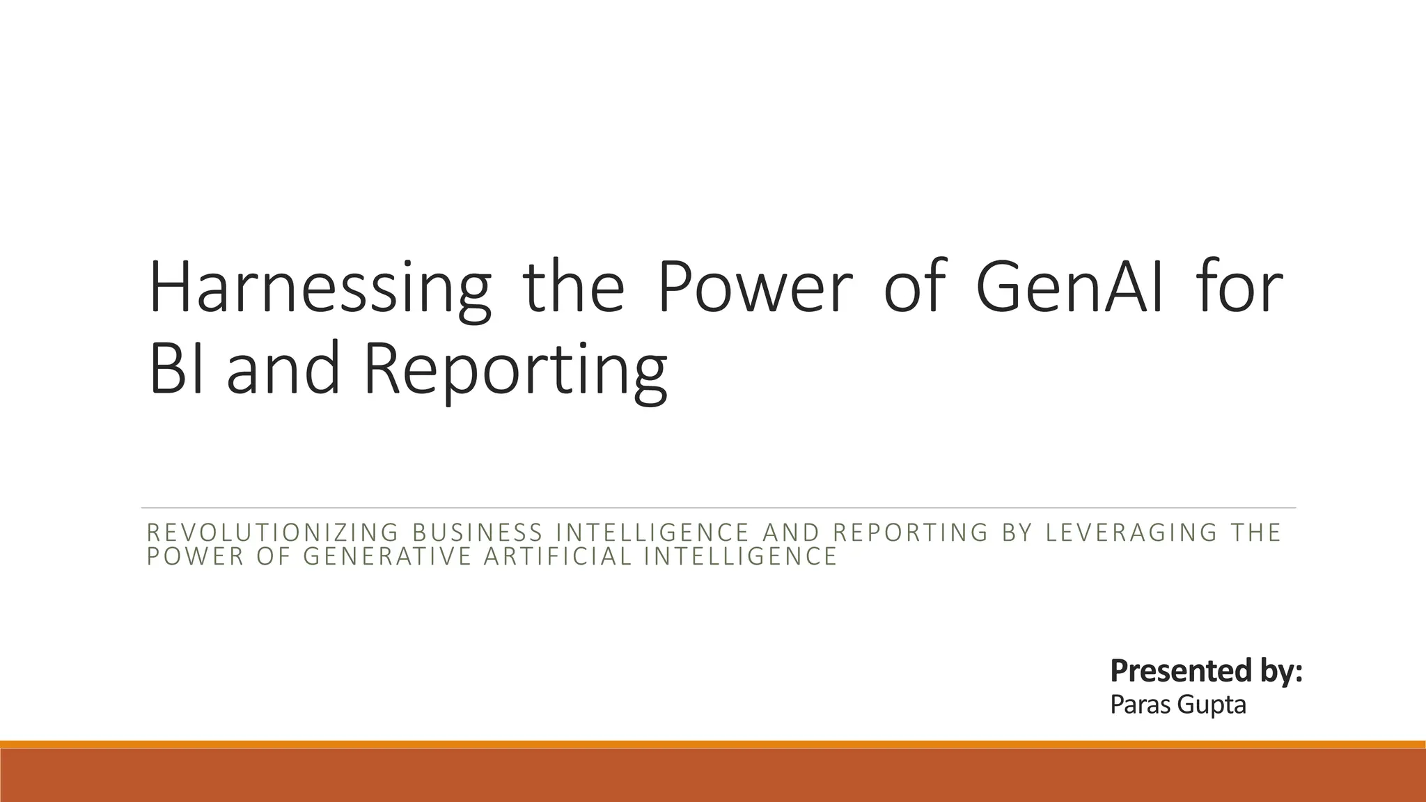 Harnessing the Power of GenAI for BI and Reporting.pptx