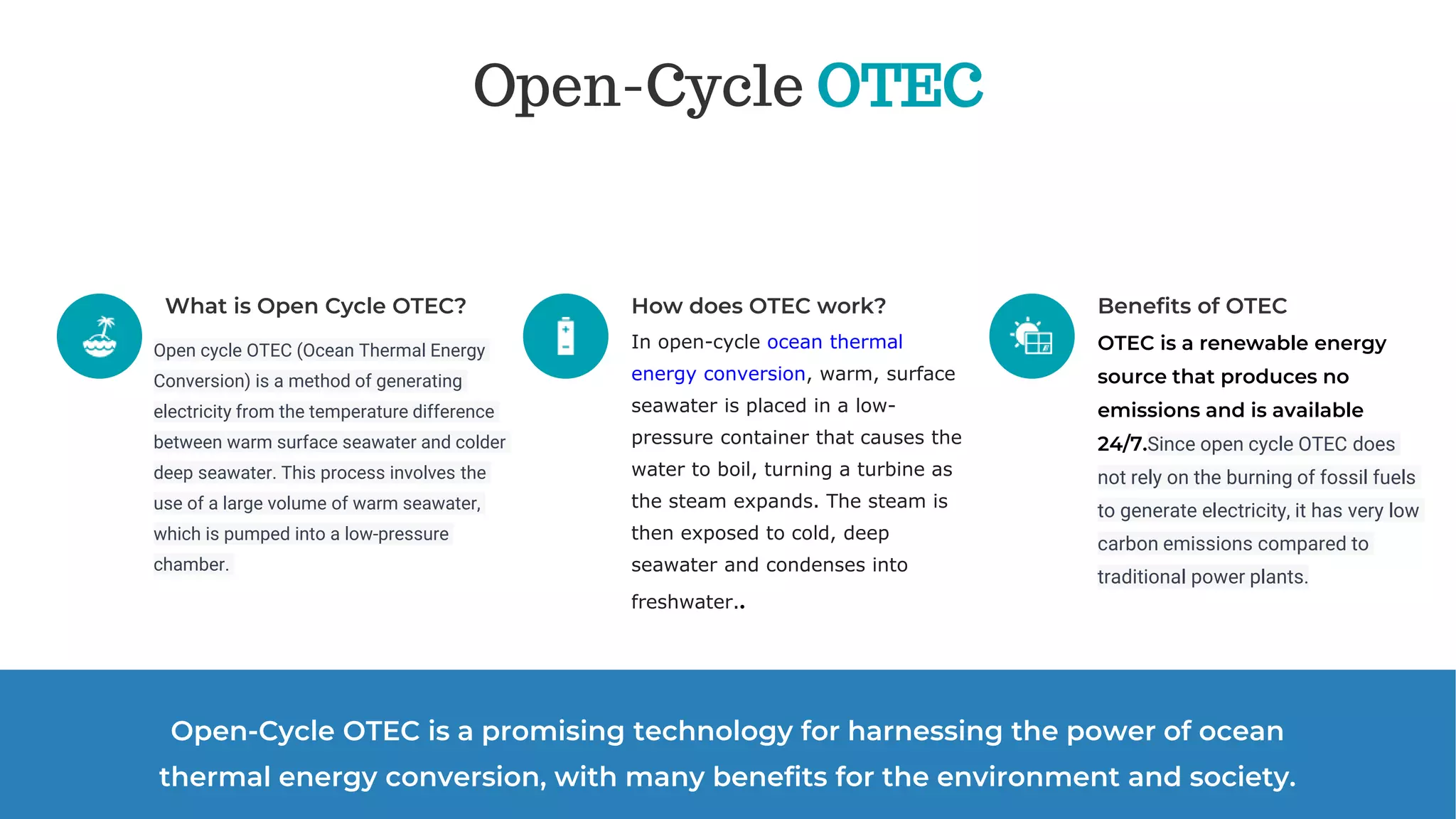 Harnessing the Power of Ocean Thermal Energy Conversion (2).pptx | Geography | Science