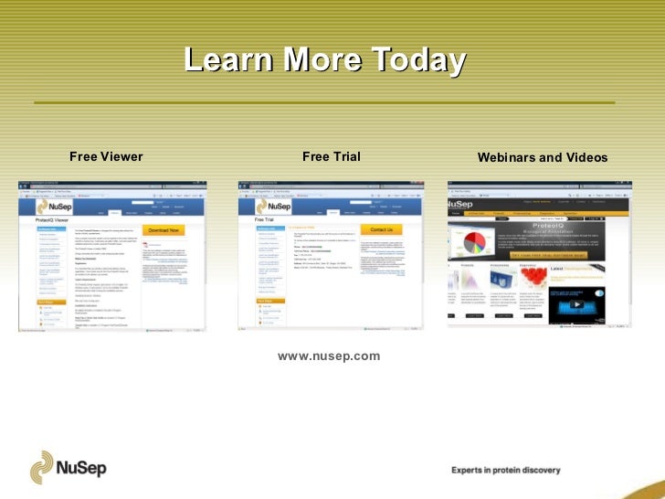 Harnessing The Proteome With Proteo Iq Quantitative Proteomics Softwa…