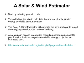 Harnessing The Wind | PPT