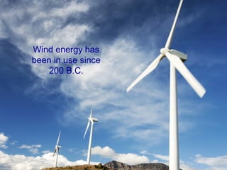 Harnessing The Wind | PPT