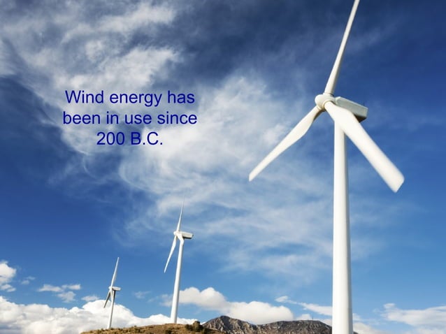 Harnessing The Wind | PPT