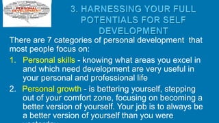 Harnessing your full potentials for self development | PPTX
