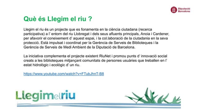 Llegim el Riu | PPT