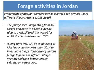 Introducing and disseminating forage and grain based CA systems in ...