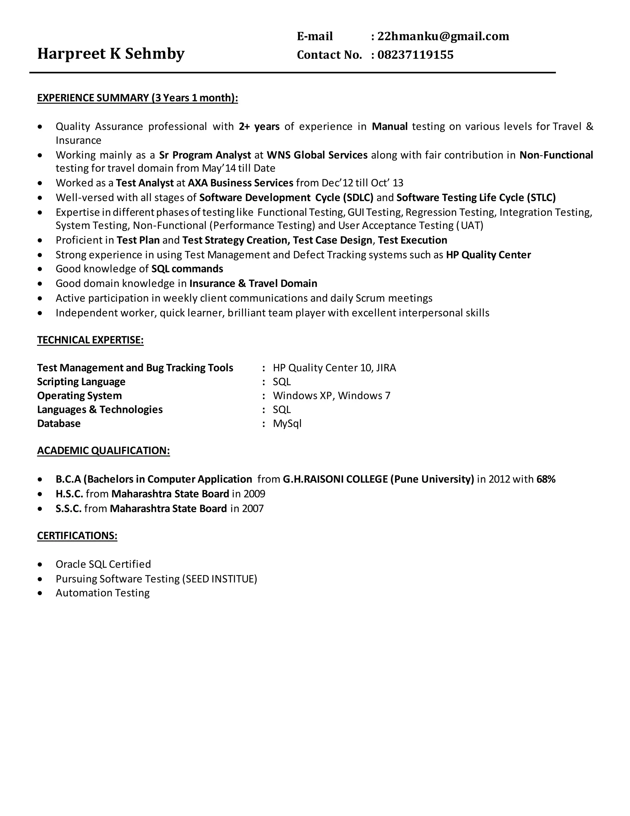 Harpeet kaur testing | DOCX