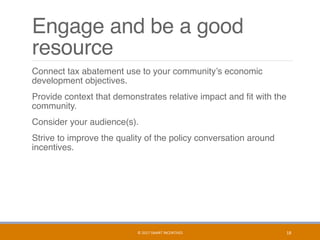 Harpel gasb 77 tax abatement disclosure workshop | PPT