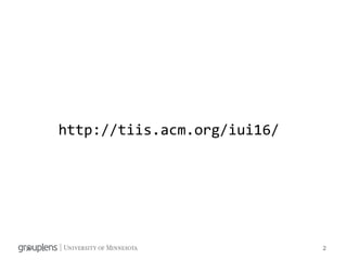 The MovieLens Datasets: History and Context | PPTX