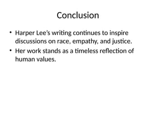 Biography of the author HARPER LEE BIO.pptx