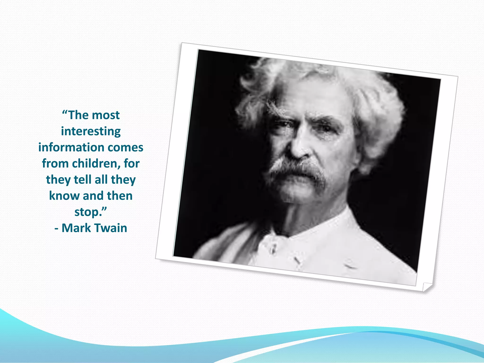 Mark Twain: How his childhood influenced his novels | PPT