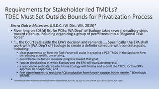 The Need for Stakeholder TMDL | PPT