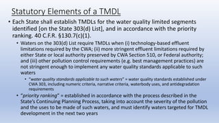The Need for Stakeholder TMDL | PPT