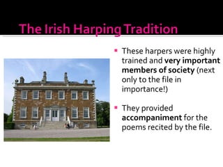 Harping Tradition and Collectors of Irish Music | PPT