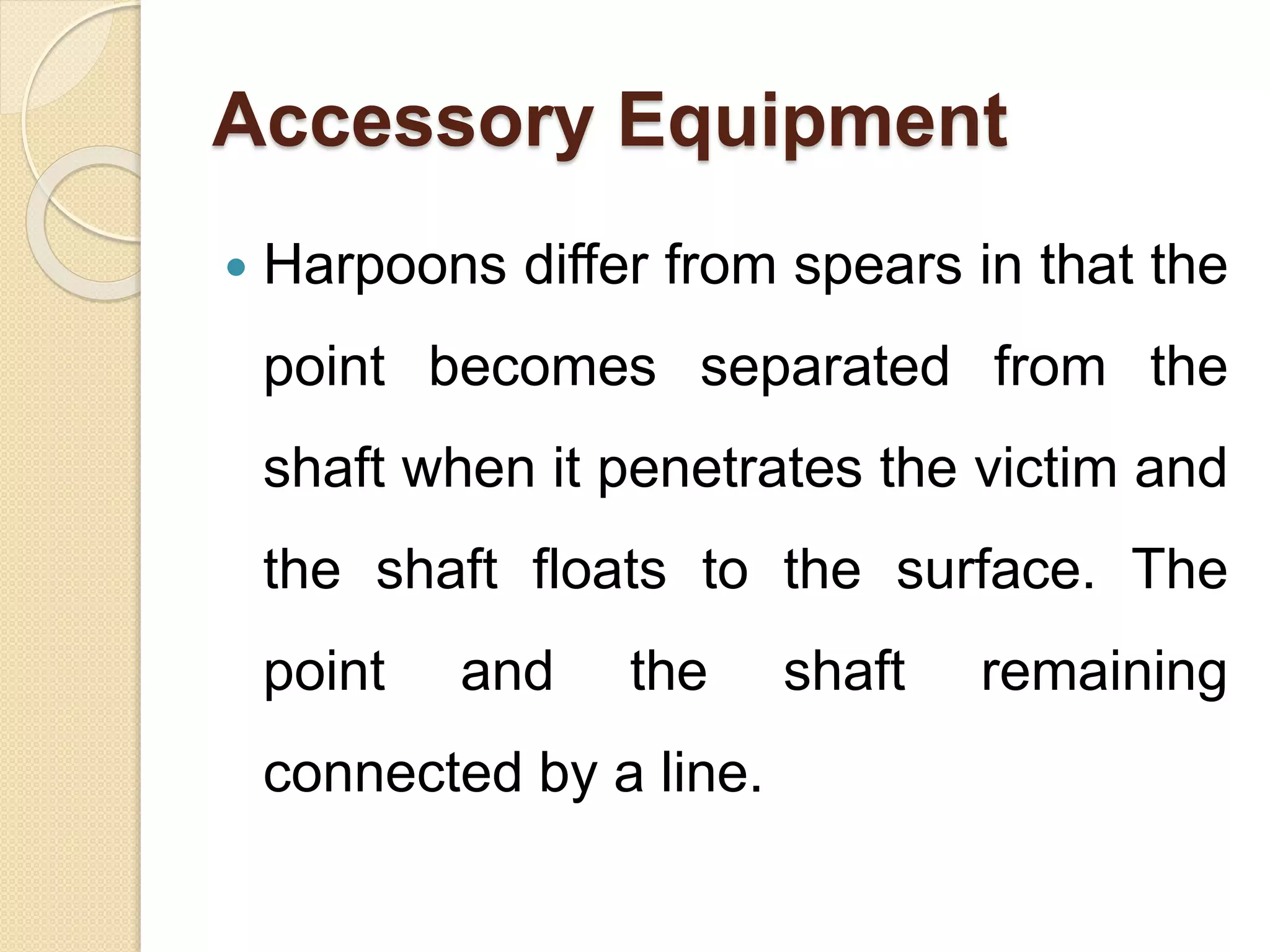 Harpoon fishing method | PPTX