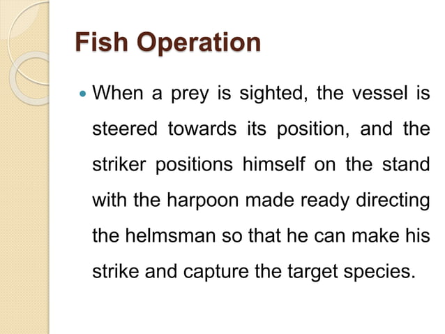 Harpoon fishing method | PPTX