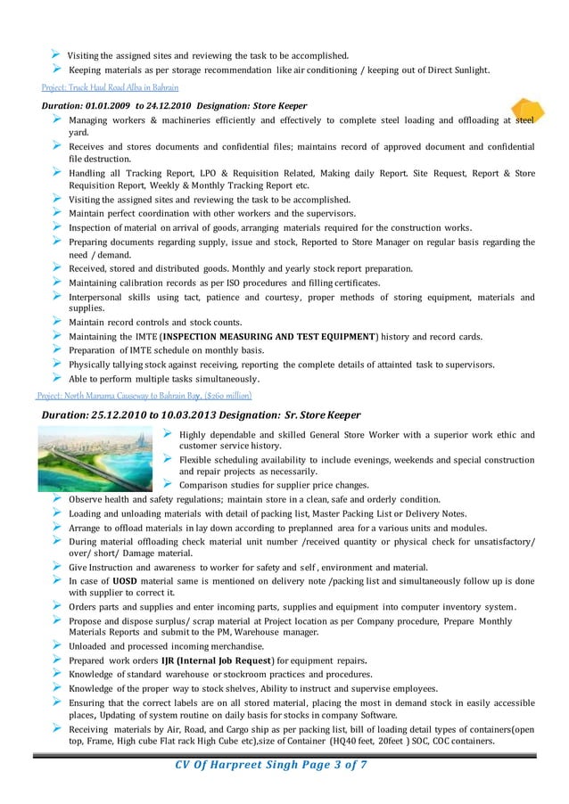 Harpreet singh cv | PDF