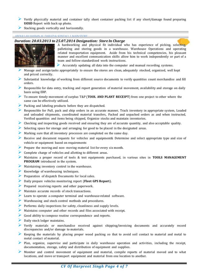 Harpreet singh cv | PDF