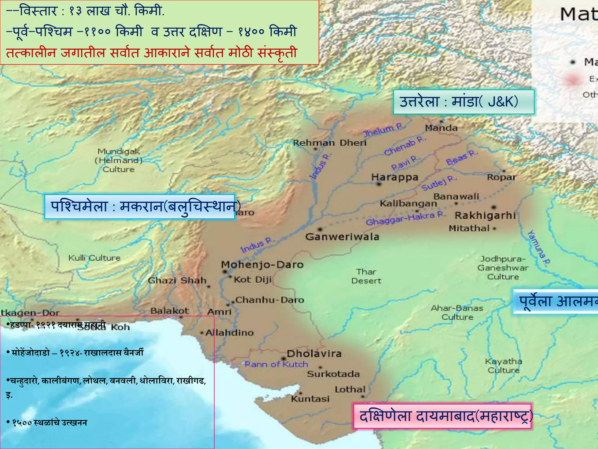 Harrapan civilization or indus valley civilization origin, extension ...