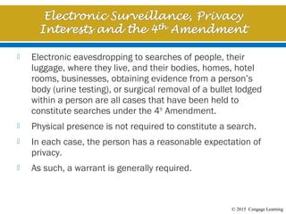 Chapter 9 - Conducting Constitutional Searches | PPT