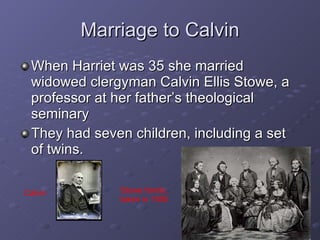 Harriet Beecher Stowe | PPT