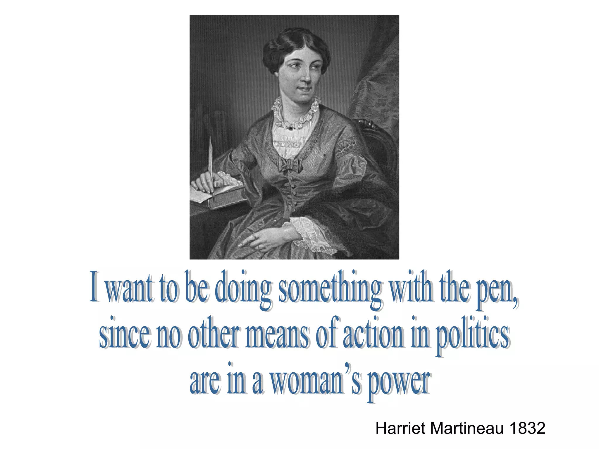 Harriet Martineau And The Idea Of Liberty | PPT