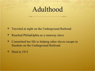 Harriet Tubman | PPT