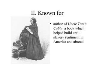 Harriet beecher stowe | PPT