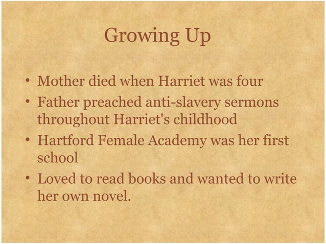 Harriet Beecher Stowe | PPT