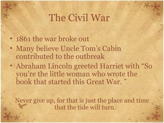 Harriet Beecher Stowe | PPT