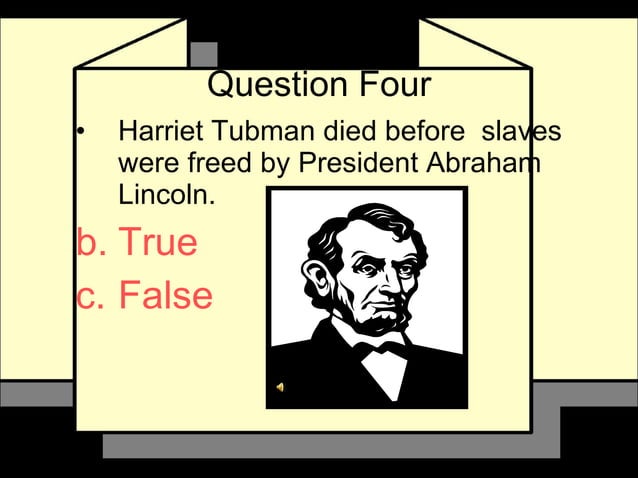 Harriet tubman quiz | PPT