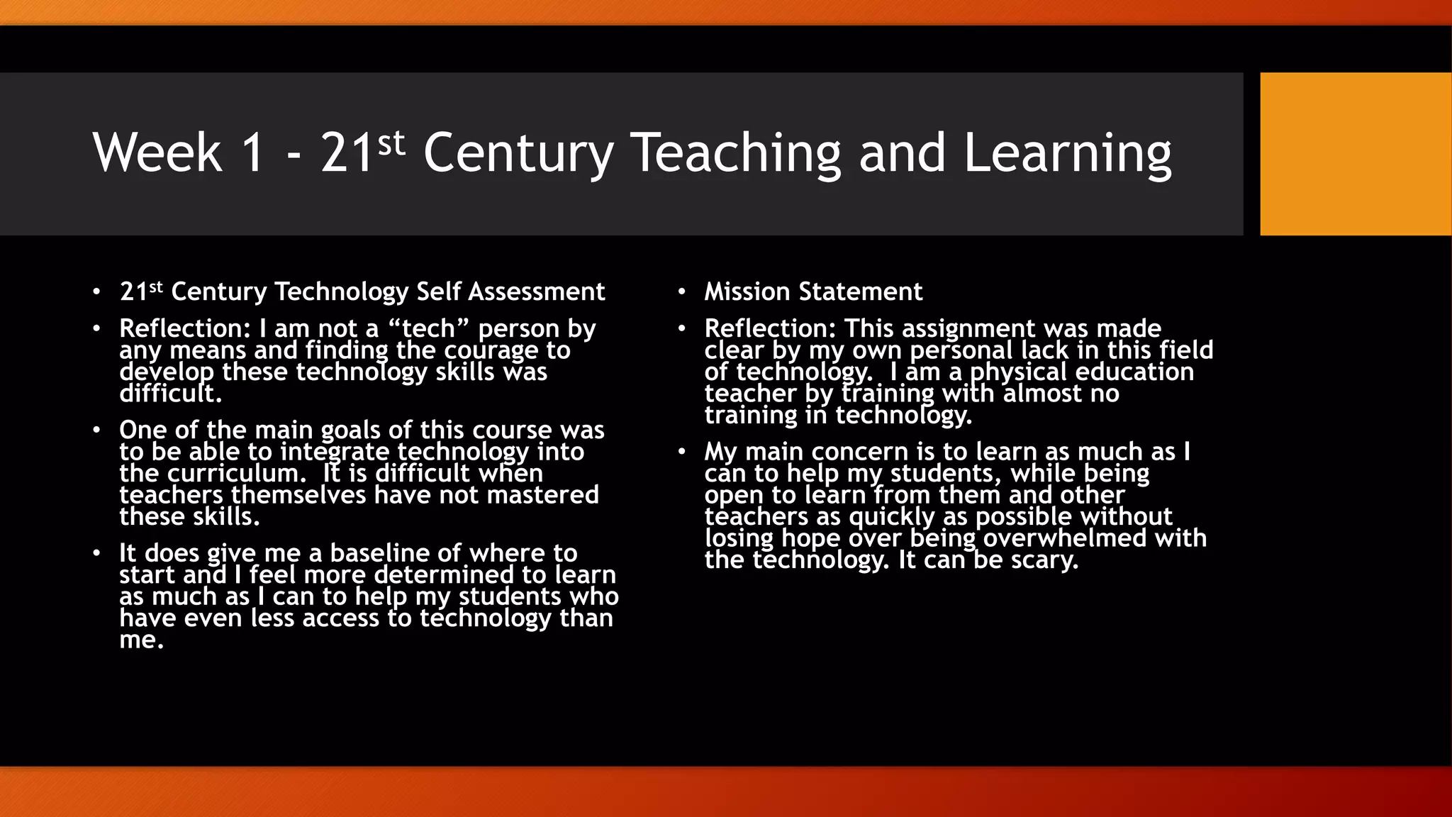 Digital Portfolio Reflection | PPT