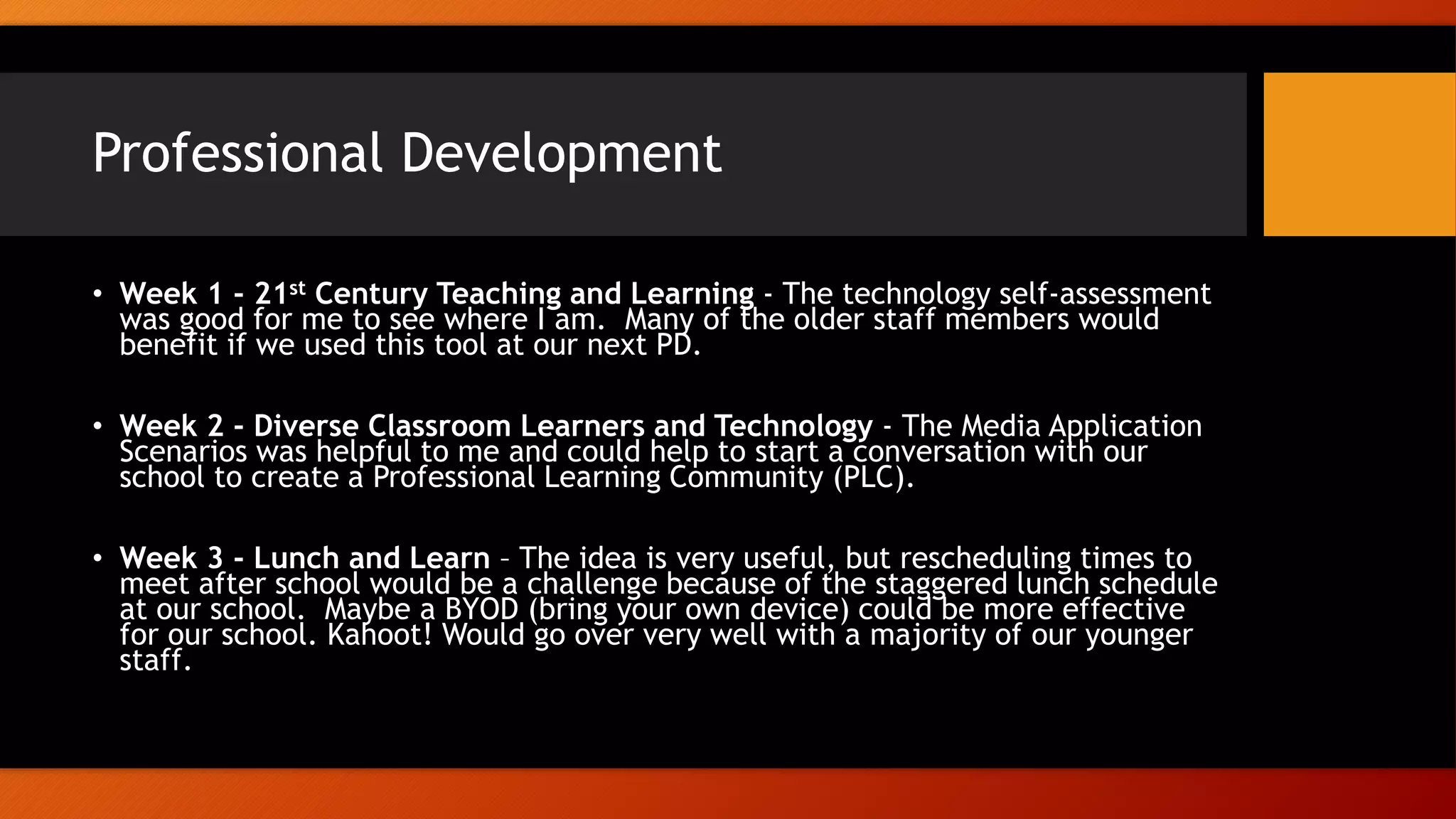 Digital Portfolio Reflection | PPT