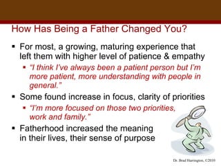 Brad Harrington Fatherhood Presentation | PPT