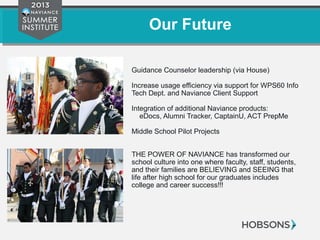 The Power of Naviance in Building a College and Career Culture | PPT
