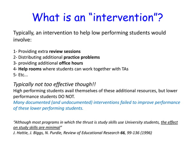 Interventions | PPT