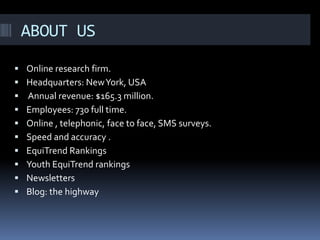 Harris Interactive - Marketing Research | PPTX