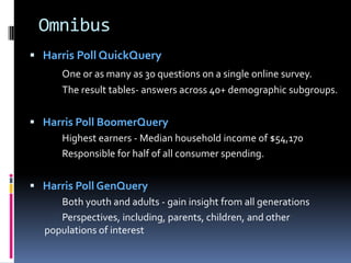 Harris Interactive - Marketing Research | PPTX