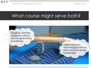 Tangible Experience Design: An educational bridge between Industrial Design and Computing | PPTX