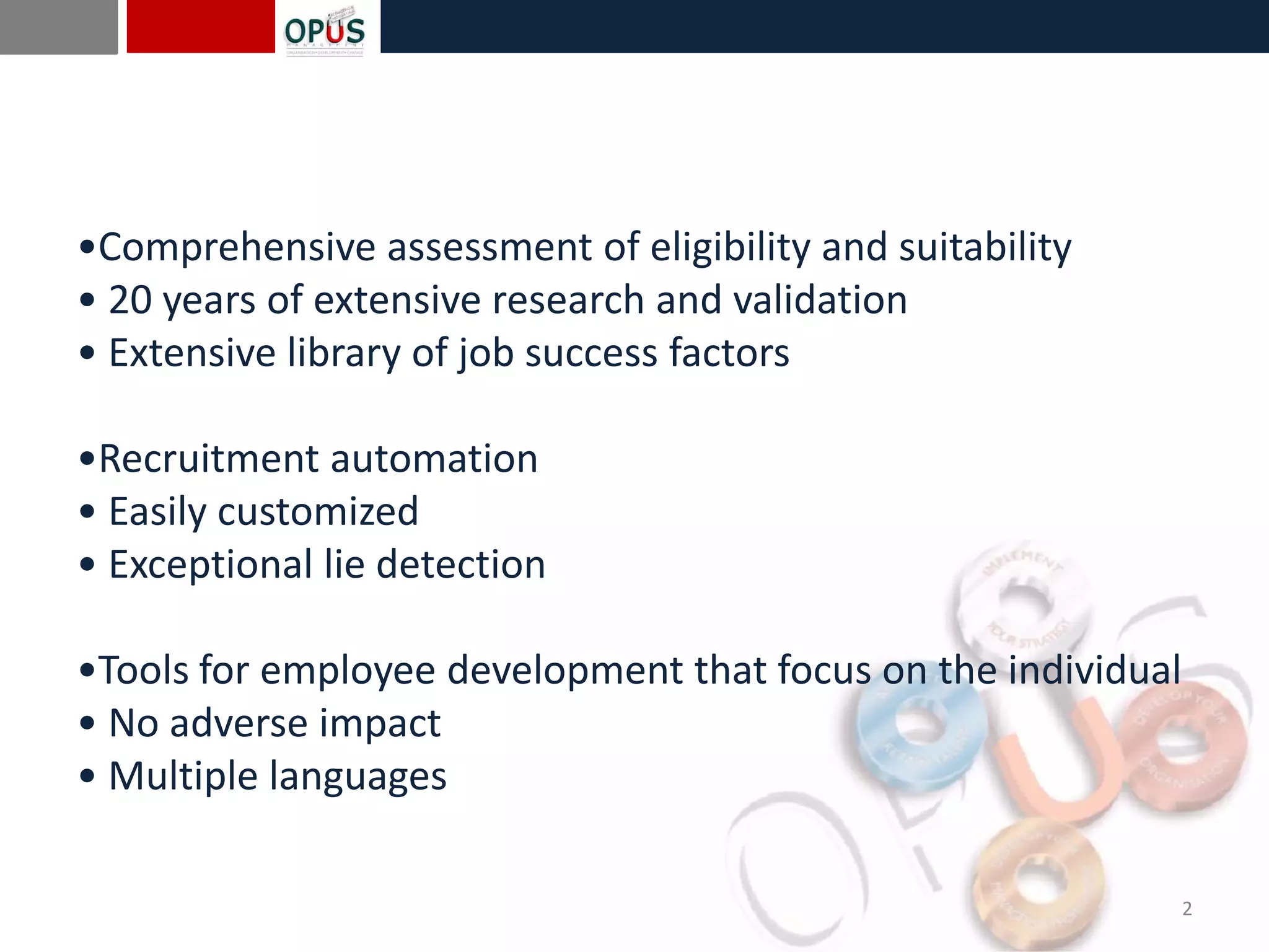 Harrison assessment talent solution | PDF