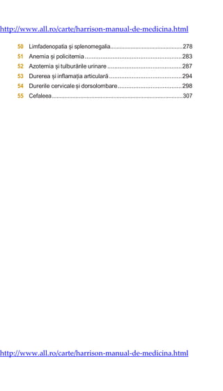 Harrison manual de medicina tradus in limba romana editia 18 PDF | PDF